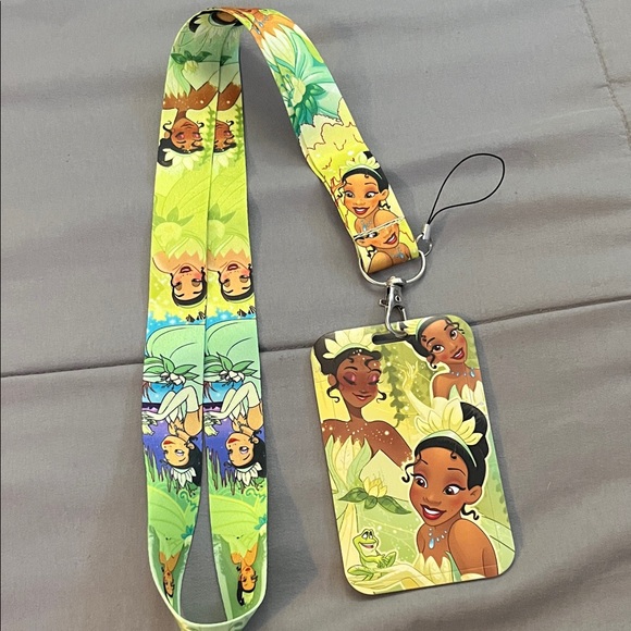 Disney | Other | Disney The Princess And The Frog Lanyard And Id Card ...